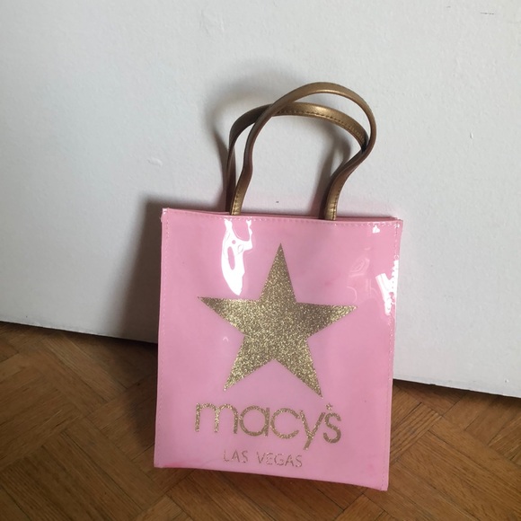Bags | Macys Las Vegas Gift Bag Souvenir Light Pick Gold | Poshmark